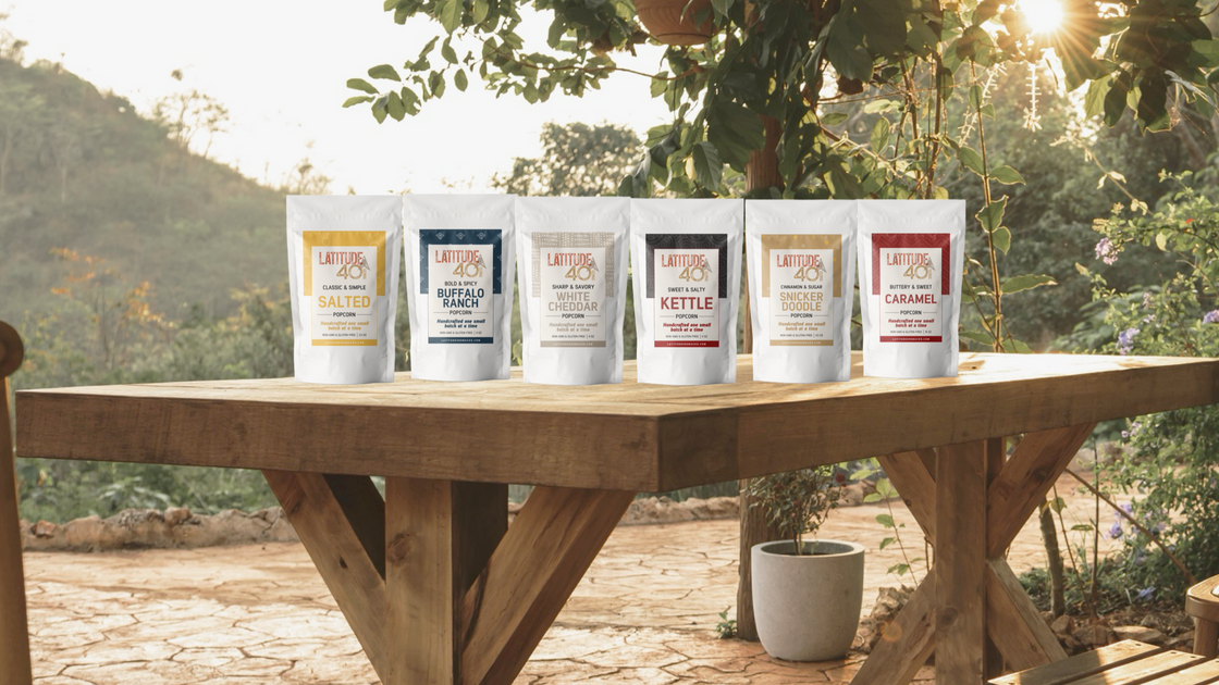 Popcorn Sampler | Latitude 40 Snacks